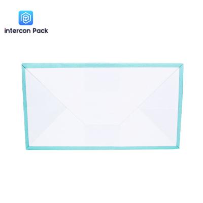 China 120gsm witte Vlakke Bodemdocument het Winkelen van Zakkenbioldegradable Document Zakken met Embleem Te koop