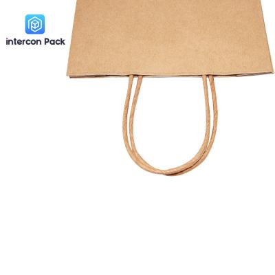 Cina Logo Printed Promotional Shopping Bag Flexo che stampa le borse della carta kraft in vendita