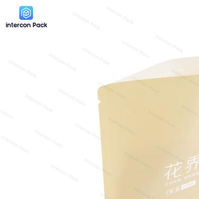 Cina Borsa risigillabile della chiusura lampo di Multi-dimensione della borsa di carta kraft di Brown per i vestiti in vendita