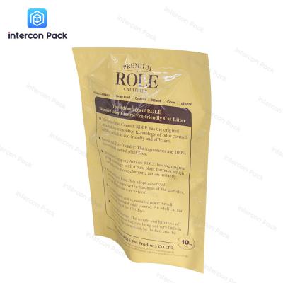 Cina Degradabile riciclabile del sacchetto composito di plastica dritto della carta kraft per Cat Litter in vendita
