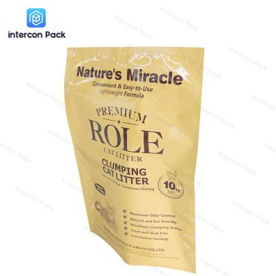 Cina Degradabile riciclabile del sacchetto composito di plastica dritto della carta kraft per Cat Litter in vendita