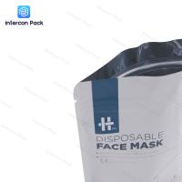 China Customizable Plastic Zipper Lock KF94 Polyester Packaging Bag For Mask Storage Bag for sale