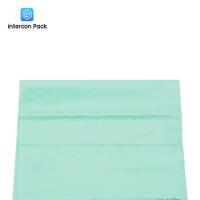 China Intercon Pack Plastic Packaging Bag Biodegradable Cornstarch Carrier Bags for sale