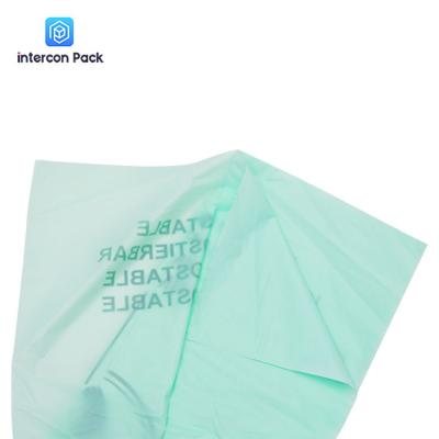Cina Borse di trasportatore biodegradabili dell'amido di mais della borsa di imballaggio di plastica del pacchetto di Intercon in vendita