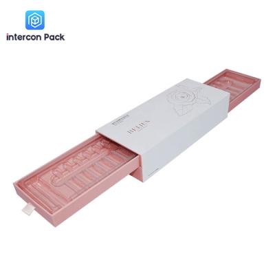 Cina I gioielli riciclati 4mm del cartone di spessore inscatolano il pollice piegante della copertina dura 14.17x6.22 in vendita