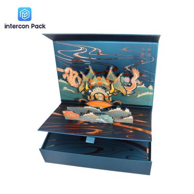 Cina CMYK che stampa i contenitori d'imballaggio di regalo di lusso ha personalizzato la scatola magnetica pieghevole in vendita