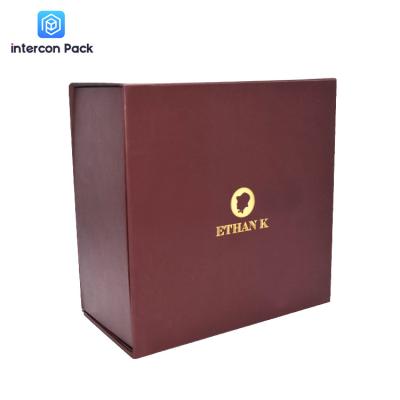 Cina Oro parzialmente caldo d'imballaggio piegante dei contenitori 25x14cm di regalo di lusso del boutique in vendita