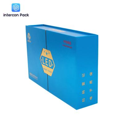 Cina Falda magnetica della scatola di lusso del boutique di Interconpack per la lampada elettronica in vendita