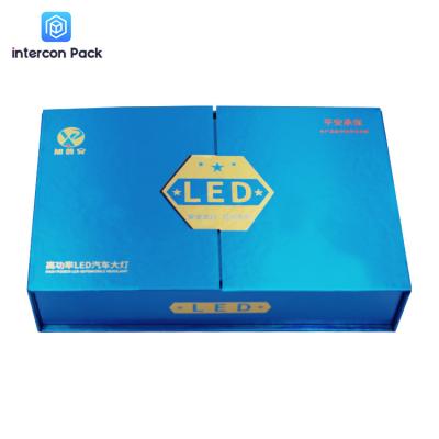 Cina Falda magnetica della scatola di lusso del boutique di Interconpack per la lampada elettronica in vendita