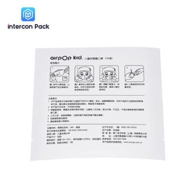 Cina Borsa d'imballaggio traslucida composita bianca della maschera protettiva dei sacchetti di plastica di carta kraft in vendita