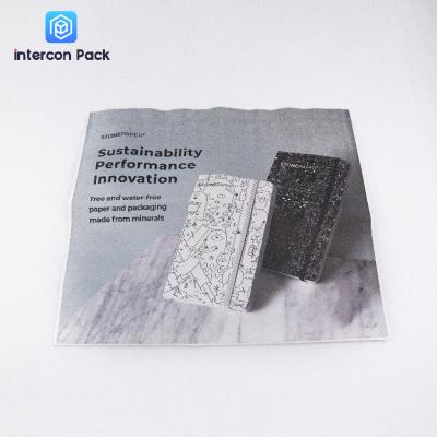China Saco de empacotamento de selagem lateral do zíper do saco de papel três biodegradáveis da pedra à venda