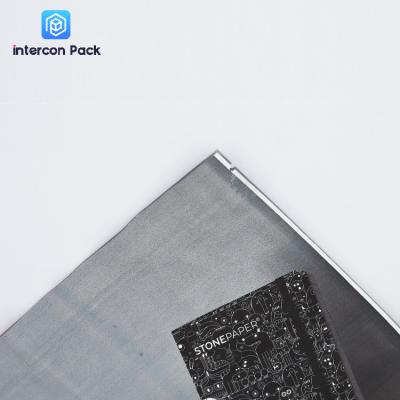 China Saco de empacotamento de selagem lateral do zíper do saco de papel três biodegradáveis da pedra à venda