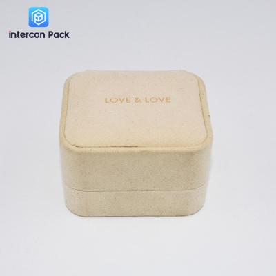 Cina Poliuretano di Flip Small Jewelry Packaging Boxes che si affolla il contenitore di gioielli della copertura superiore del panno in vendita