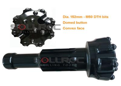 중국 51/2 "DTH 해머 비트 140mm 152mm M50 미션50 DTH 비트 바위 드릴 비트 판매용