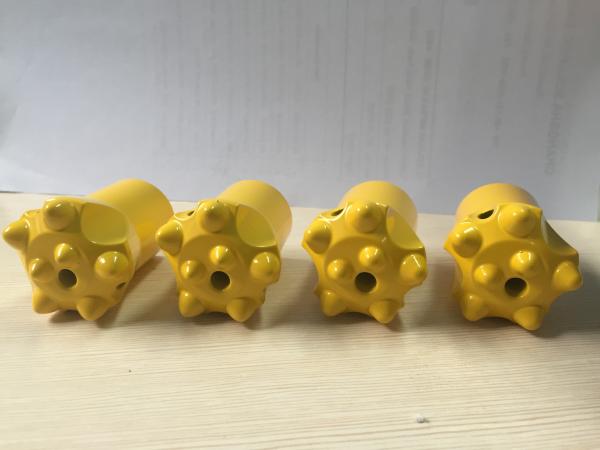 지질 공학 구멍 뚫기 용 34mm-43mm 지름 톱니 버튼 비트