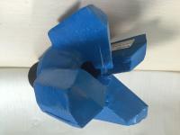 China Chevron Type Drag Drill Bit Three Or Four Wings For Midium Or Hard Grounds for sale