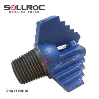 China Durable Performance Drag Drill Rock Bit with Threaded Connection Forging Processing for sale