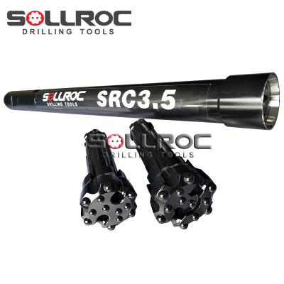 China SRC3.5 Zwart Kleur Speciaal Staal Omgekeerde Circulatie Hamer Voor Grade Control Te koop