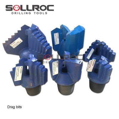 China Alloy Steel Material Science Drag Drill Bit for Soft Rock Formation Drilling Use for sale