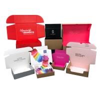 China Custom Corrugated C2S Art Paper Apparel Packaging Box Rectangle 200gsm for sale