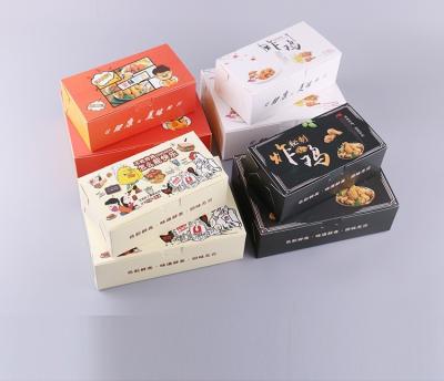 China Instant Fried Chicken Length 21mm Custom Food Packaging Boxes for sale