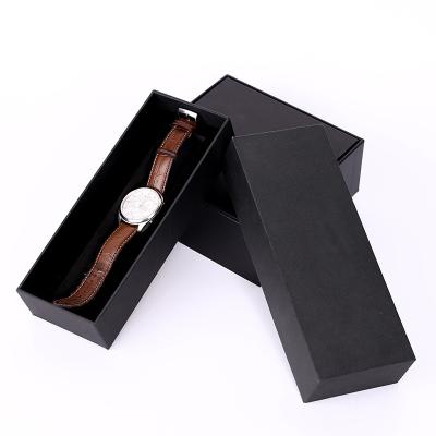 Cina Il nero squisito di lusso Matte Men Gift Boxes Lid di rettangolo e base in vendita