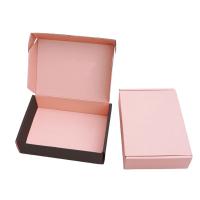 China Custom Printed Corrugated Paper Packaging Box 300gsm Kraft Cardboard Gift Box for Garments Clothing Retail for sale