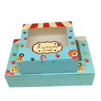 China Recycled Kraft Paper Cake Box 10cm Width Customizable Eco Friendly Packaging for sale