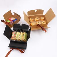 China Recycled Kraft Paper Cake Box 10cm Width Customizable Eco Friendly Packaging for sale