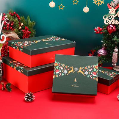 China Cardboard Hardcover Christmas Packaging Boxes Any PMS Color for sale