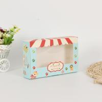 China Recycled Kraft Paper Cake Box 10cm Width Customizable Eco Friendly Packaging for sale