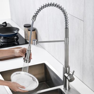 Cina Lo spruzzo della cucina della molla elicoidale di HOMEKA spilla 360 girare di grado PEX estrae il tubo flessibile in vendita