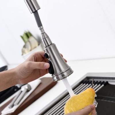 China Van de de Keukentapkraan van de drie Wijzenevel Hoofd van de de Aanrakingscontrole de Keukenkraan CUPC 5.24L/Min Te koop