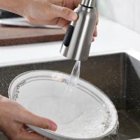 China Brushed Nickel Touch Sensor Kitchen Faucet Pull Down 35mm Ceramic Cartridge Single Hole for sale