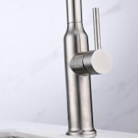 China Smart Motion Sensor Kitchen Faucet with Pull Down Spray Head 2083-SS Stainless Steel for sale