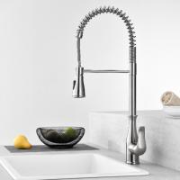 China Touch Sensor Kitchen Faucet SUS304 Dual Mode Pull Down Sprayer 35mm Ceramic Cartridge for sale