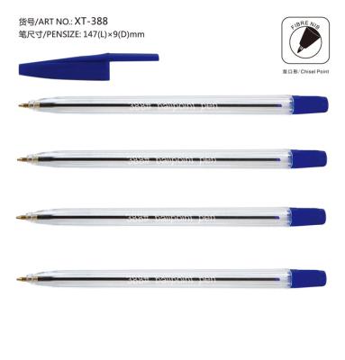 China cheapest plastic pen, crystal cap pen,low price plastic pen for sale