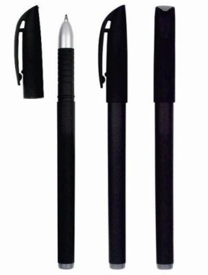 China black rubber gel ink pen, rubber office use gel pen for sale