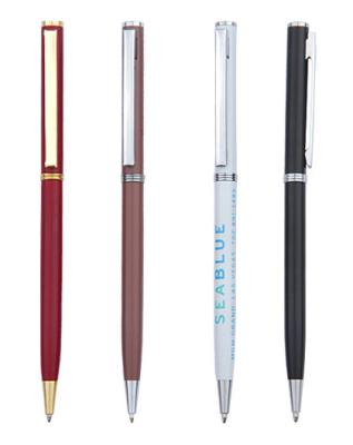 China low price metal hotel pen with logo printing for advertising use for sale