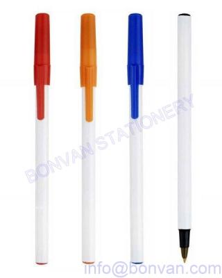 China pp plastic pen,pp material stick pen, simple pp stick pen from china supplier for sale