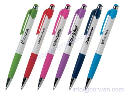 China silk screen printing pen, logo printed advertising pen for gift promotion for sale