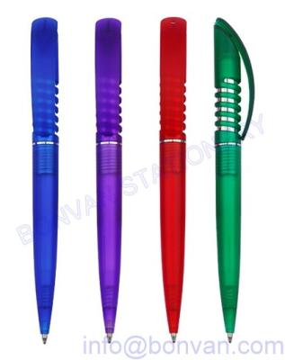 China transparent plastic pen,transparent body promotional pen for sale
