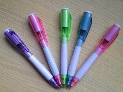 China Led light pen, gift functional light ball pen,promotion led pen for sale