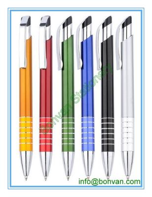 China lick logo gift promotional ball pen,metallic color ball point pen for sale