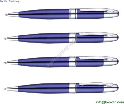 China Hot sale heavy metal light tip ball pen ,metal ball pen, metal stylus ballpoint pen for sale