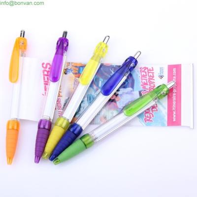 China classical printed logo branding flag pen,printed ballpoint pen for sale