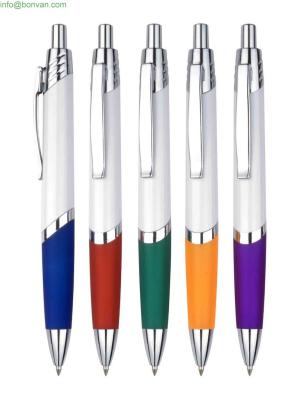 China company name printed promotional ballpoint pen, click style promotional pen for sale