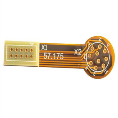 Cina Fabbricazione di PCB rigidi flessibili resistenti agli urti Tavola morbida marrone per apparecchiature di automazione industriale in vendita