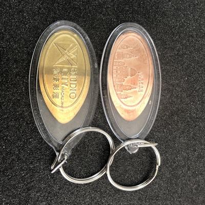 China High Quality Souvenir Coin Press Machine Coin Operated Souvnier Coin DIY Game Machine For Tourist Attractions for sale