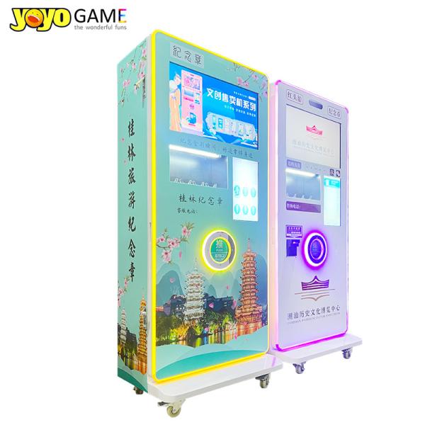 Quality Outdoor Prize Commemorative For Custom Souvenir Coin Vending Machine for sale